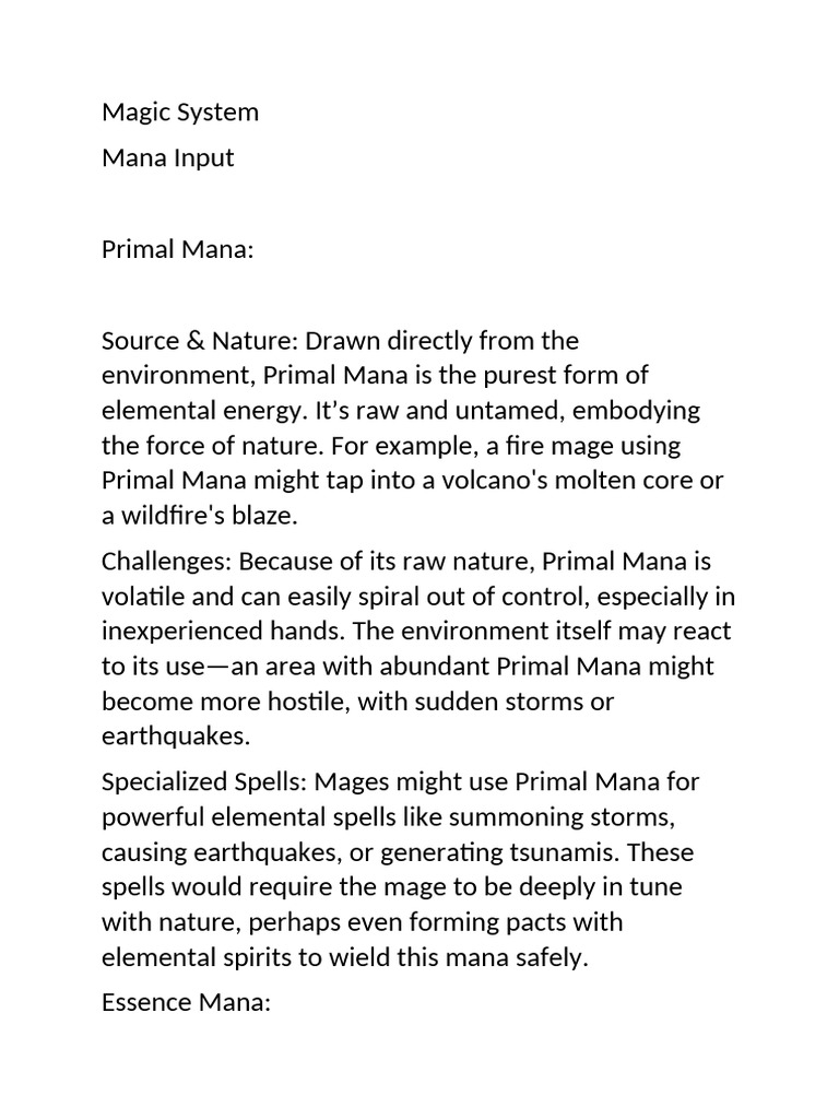 Magic System Probably | PDF