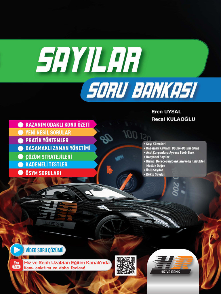 YKS - SAYILAR SORU BANKASI - HIZ VE RENK - Ornek | PDF