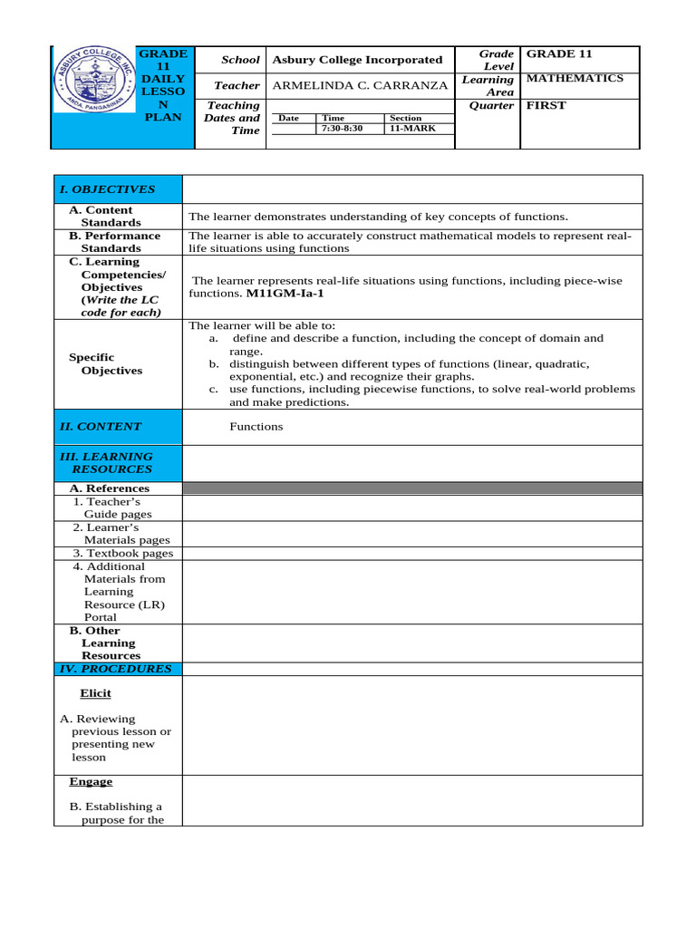 1 Key Concepts of Function | PDF