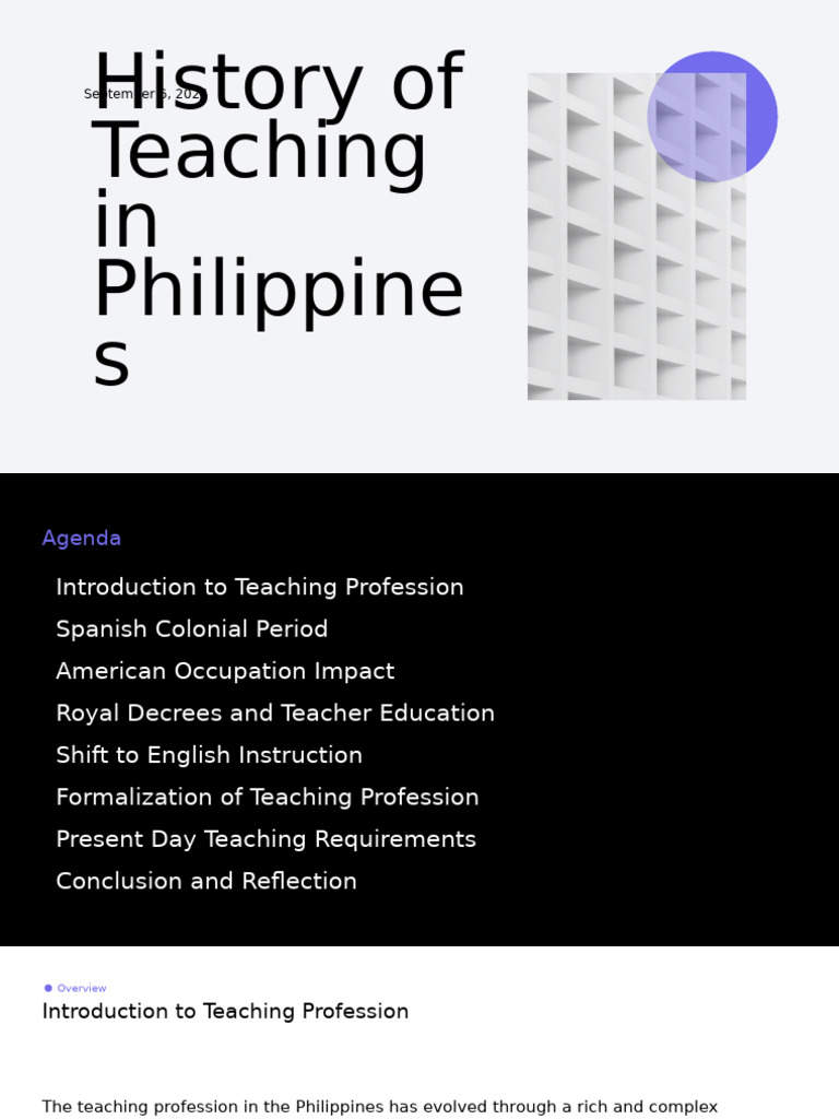 History of Teaching in Philippines | PDF