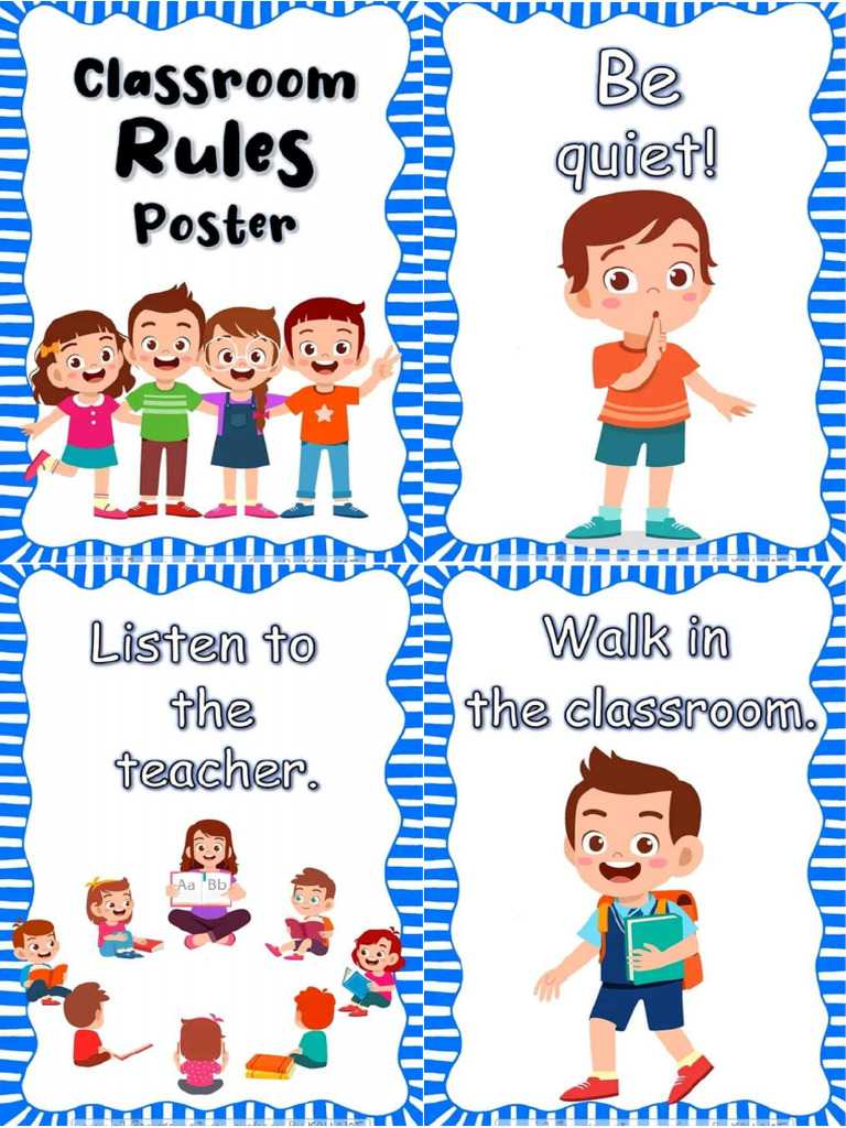 Classroom Rules Poster | PDF