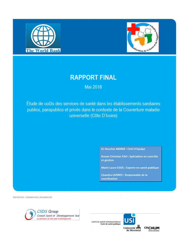 Rapport Final Etudedecouts 6juillet2018 | PDF