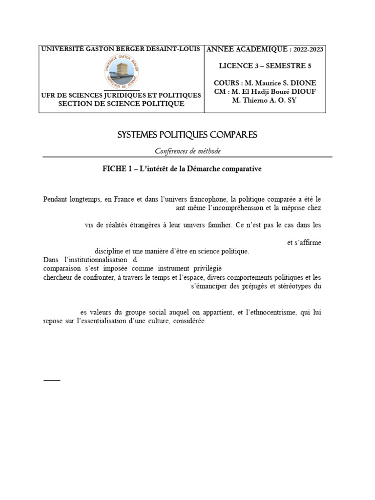 Fiche 01 SPC COMPLETE - Copie | PDF