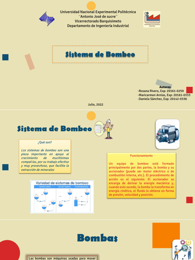 Diapo Instalaciones Bombas | PDF