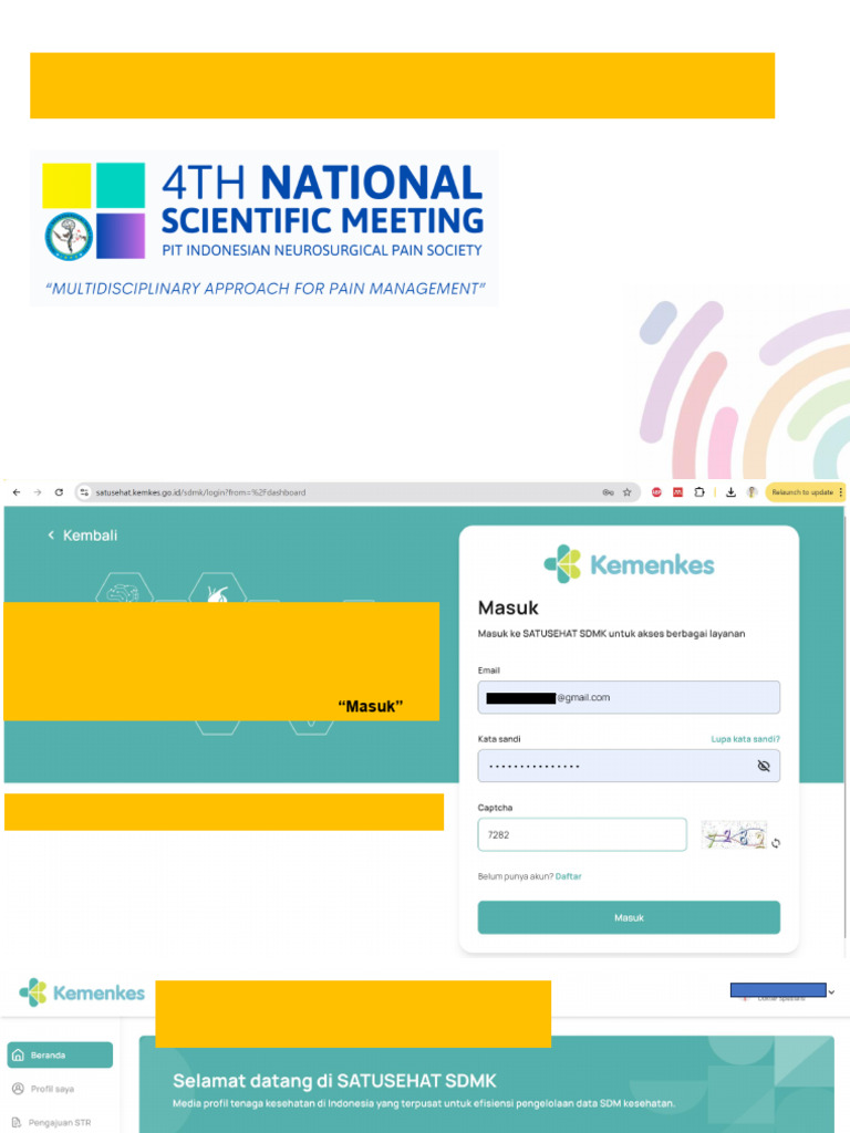 Tutorial Klaim SKP Kemenkes Bagi Peserta | PDF