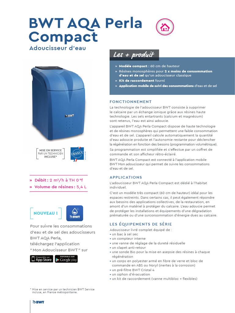 BWT AqaPerlaCompact | PDF