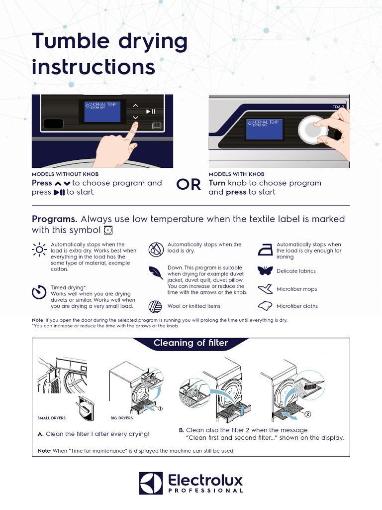 EPR Line 6000 CompassPro Dryers Instructions - LR | PDF