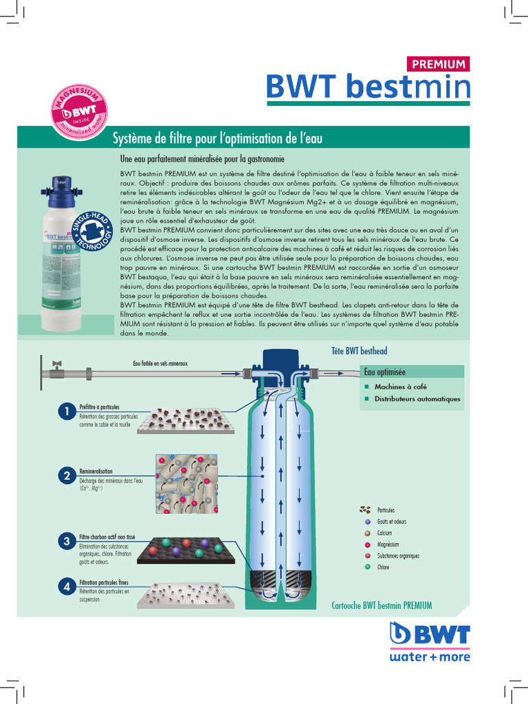 Fiche Produit BWT Bestmin PREMIUM 1 | PDF
