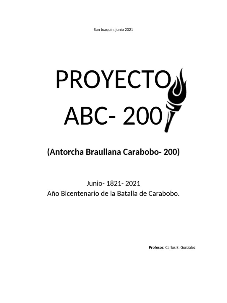 Proyecto Abc-2000 | PDF