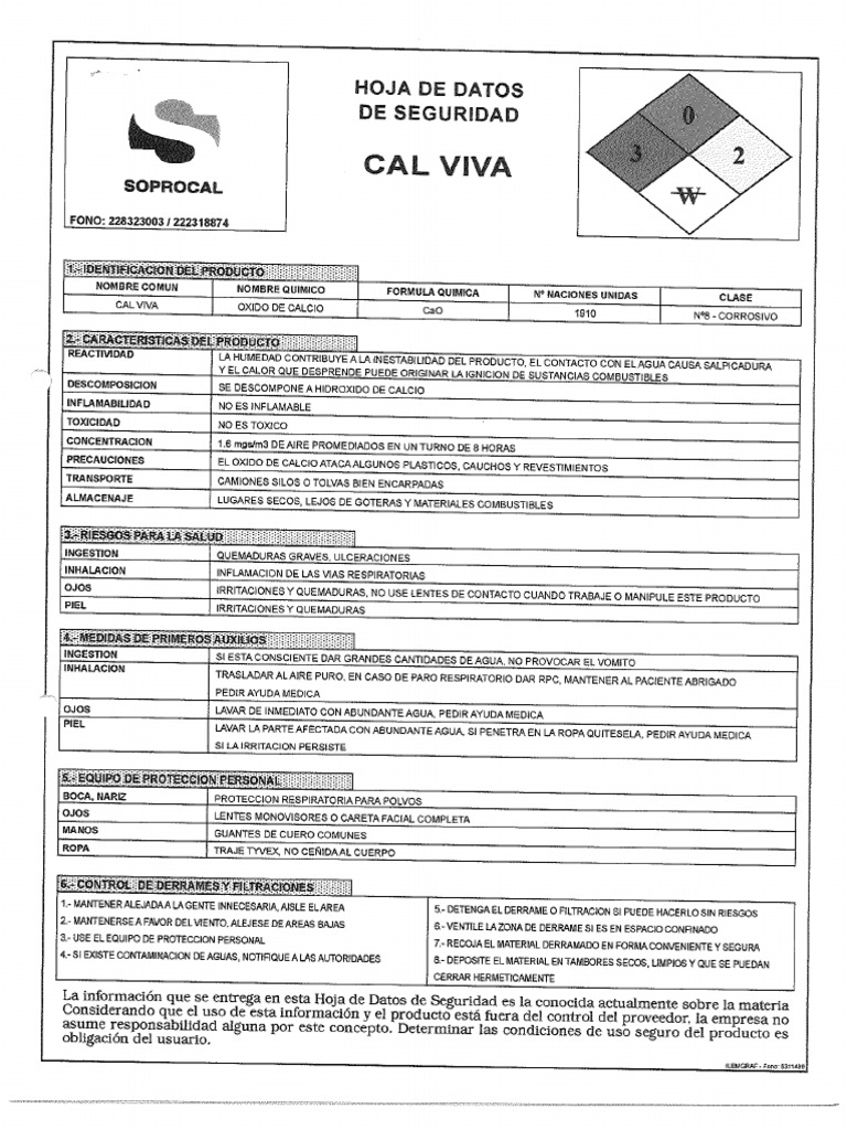 Cal Viva SOPROCAL | PDF