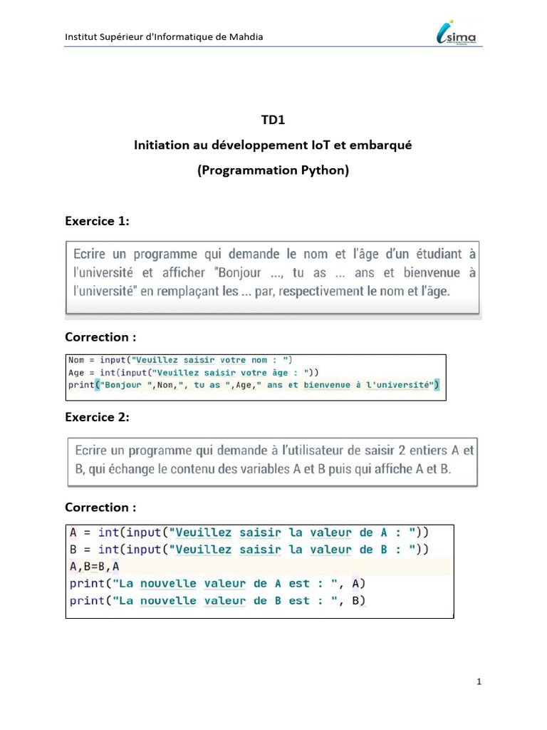 TD iot correction | PDF