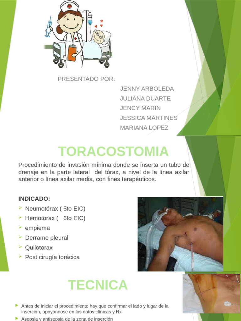 Toracostomia y Toracotomia | PDF | Medicina CLINICA | Ciencia y matemáticas