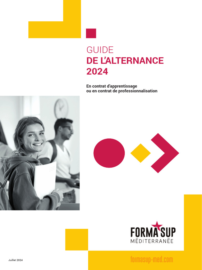 2024 25 Guide Alternance Formasup Mediterranee | PDF
