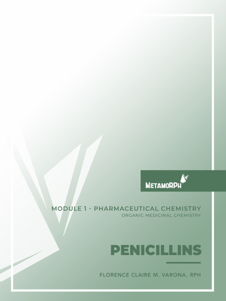 Organic Medicinal Chemistry Part 3 | PDF | Penicillin | Microbiology