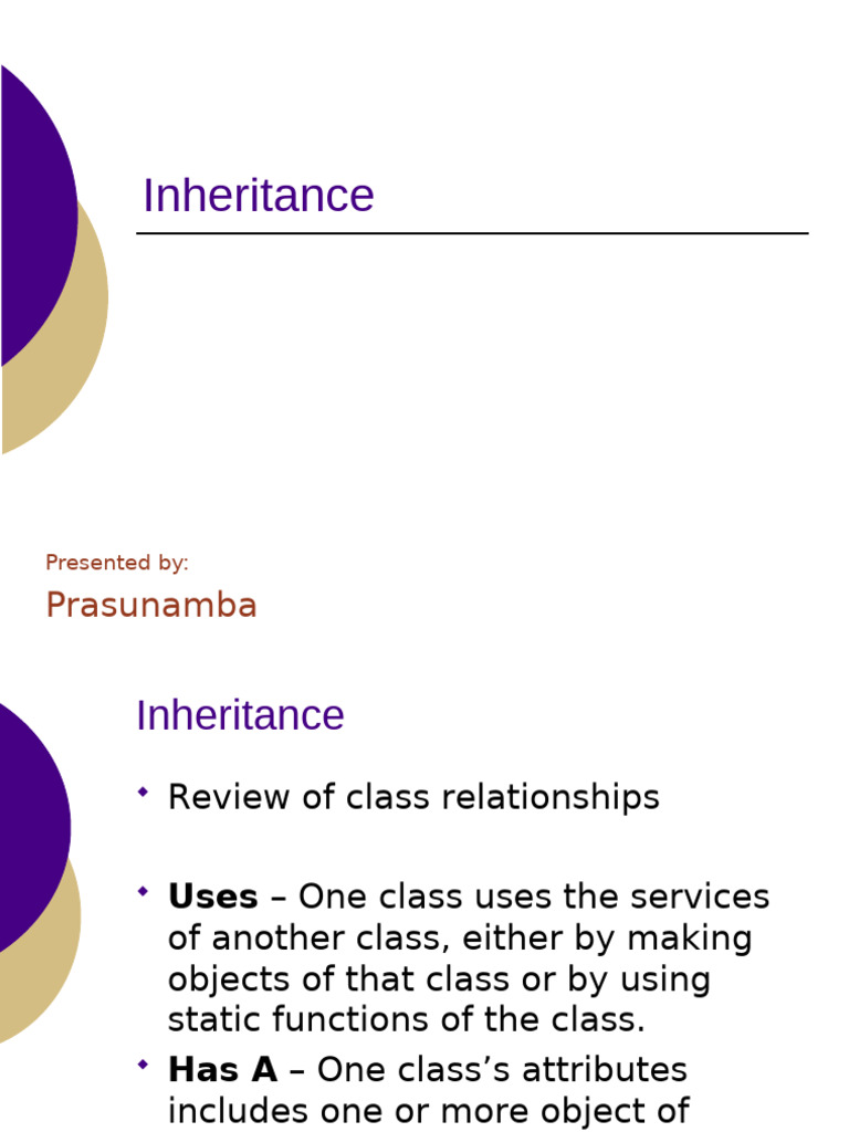 Inheritance | PDF