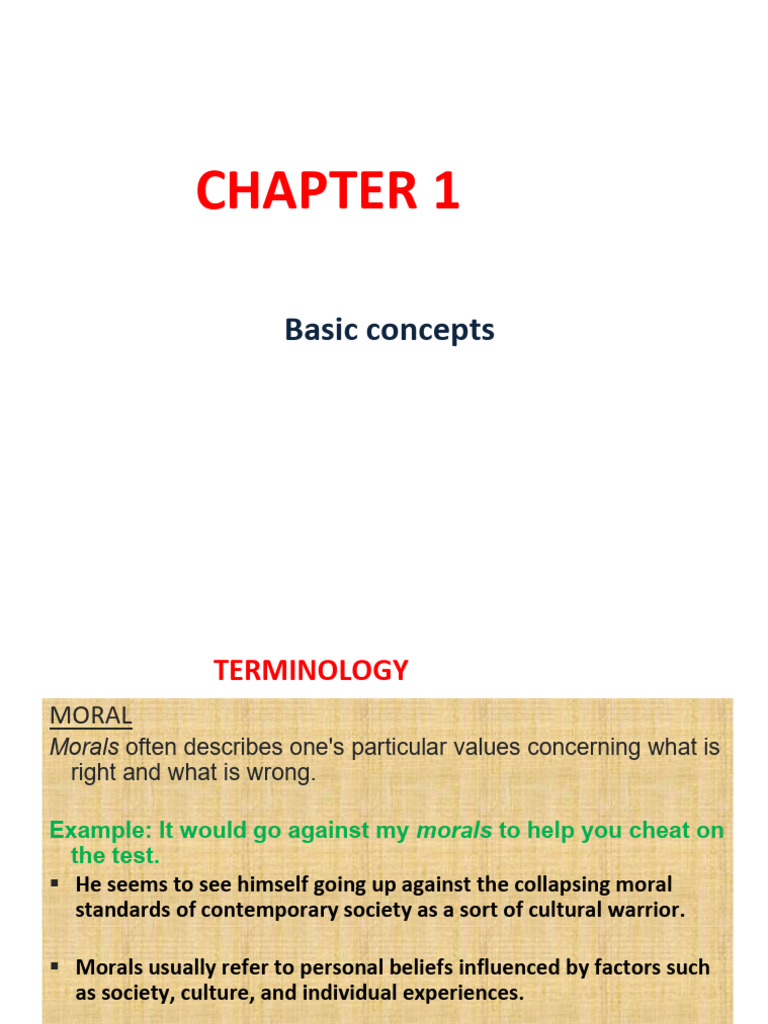 Basic Concepts | PDF