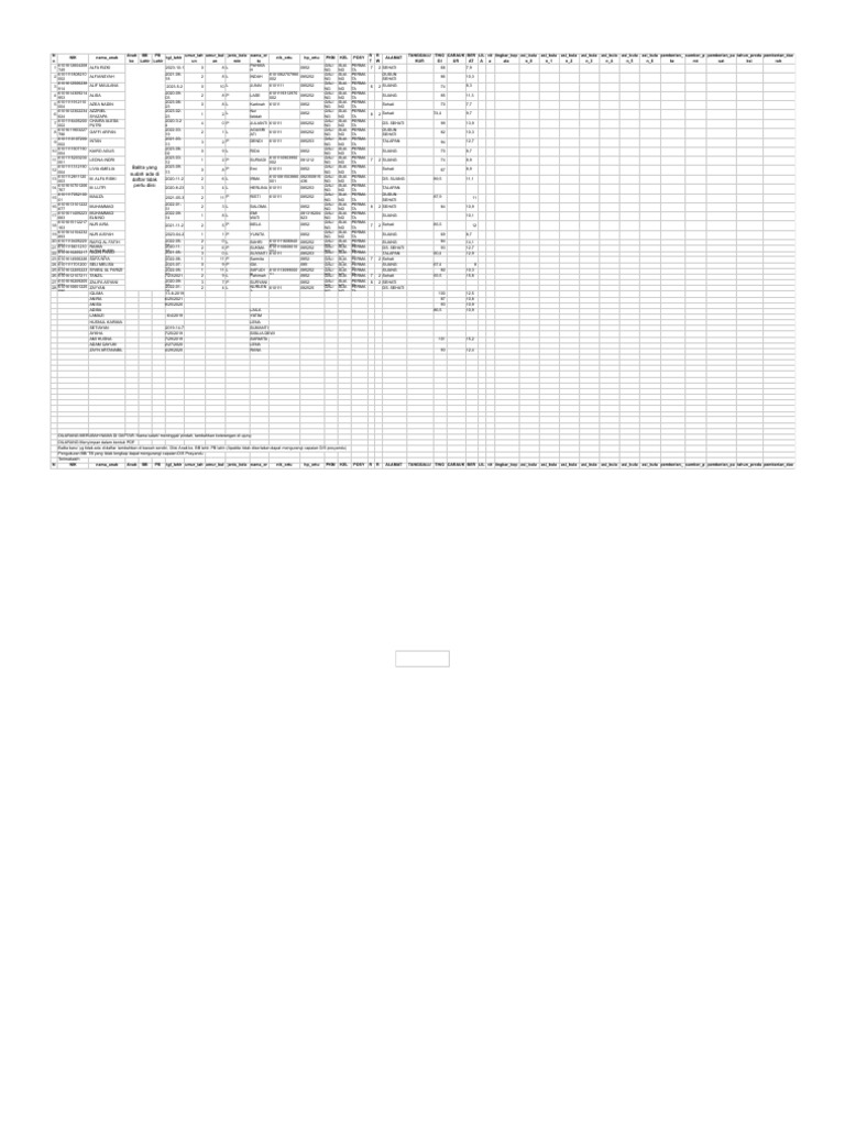 SIJANG PERMATA MEI Format Import Data Pengukuran Balita 160524054527 1 | PDF