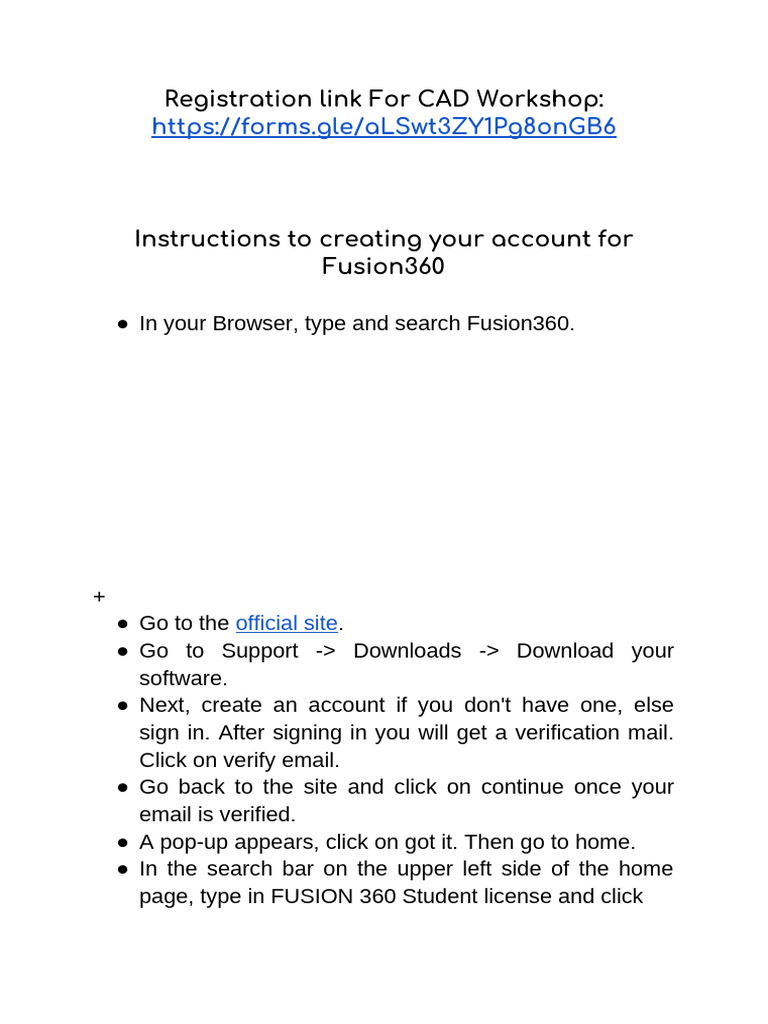 Fusion 360 Guide | PDF
