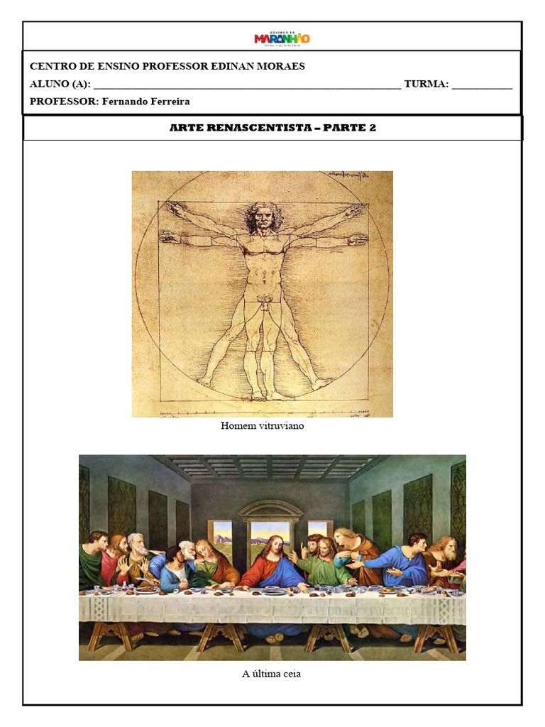 ARTE RENASCENTISTA - Parte 2 | PDF