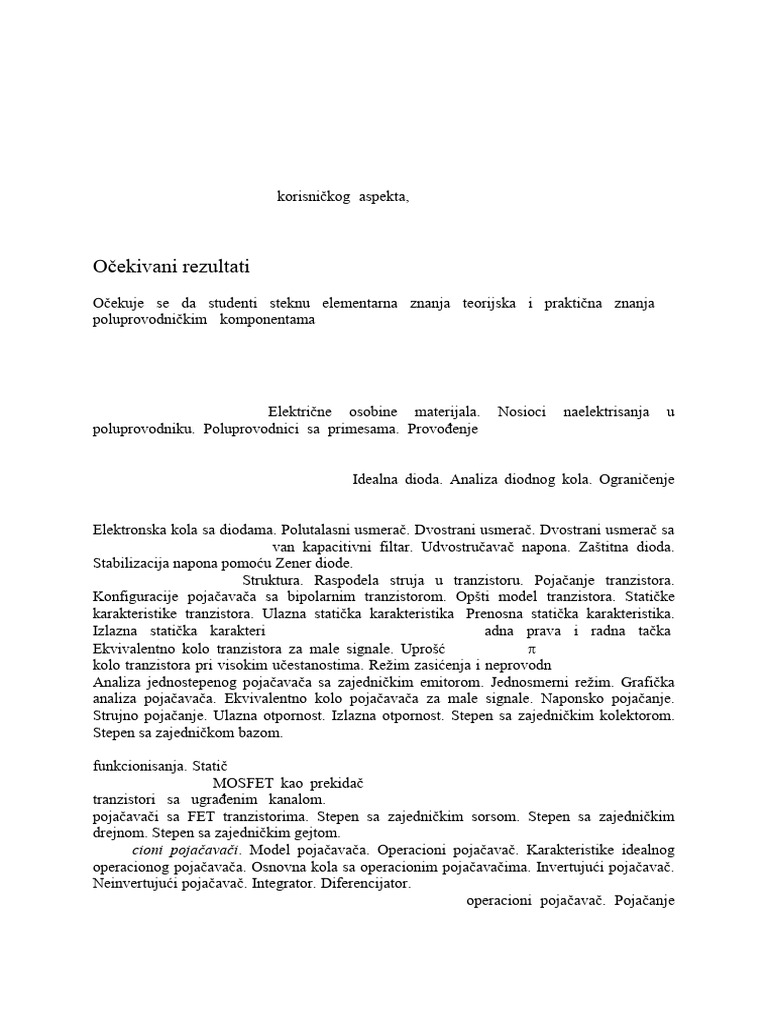 Program Predavanja | PDF