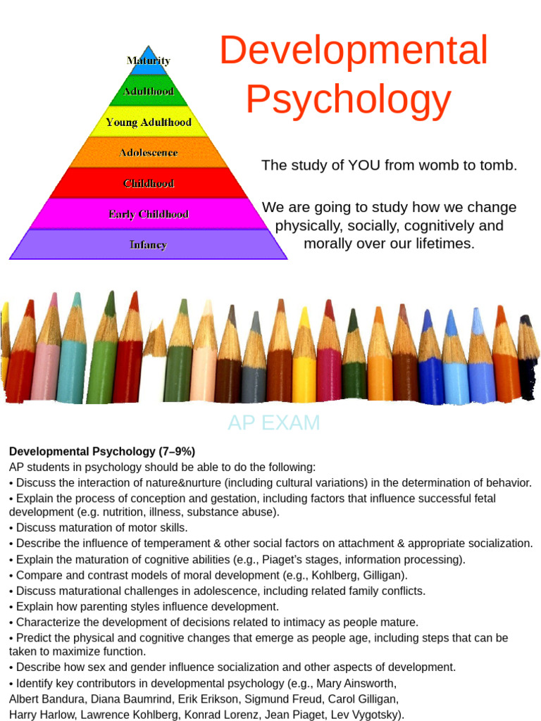 CH 9 AP Psychology Developmental Psychology | PDF
