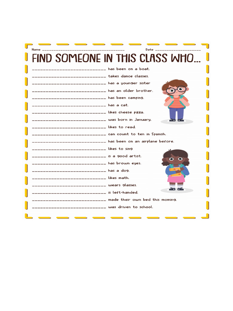 Ice Breakers Find Someone Who Worksheets 694125.Jpg | PDF