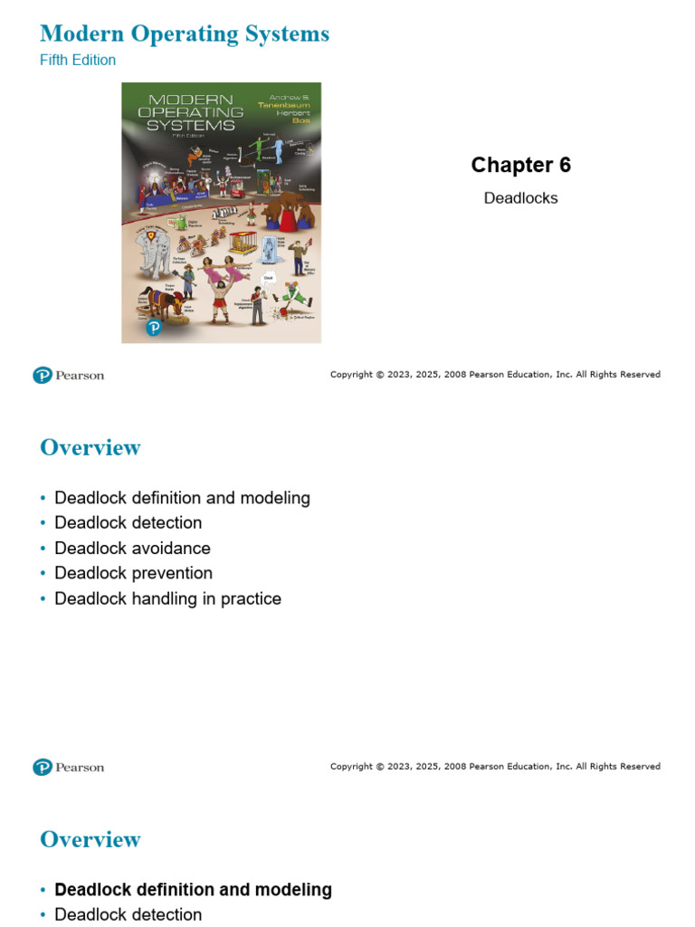 Chapter 06 - Deadlocks (Lecture) | PDF