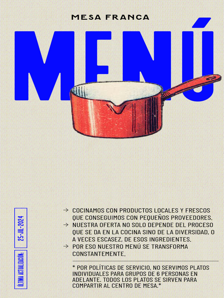 Menú 2024 | PDF
