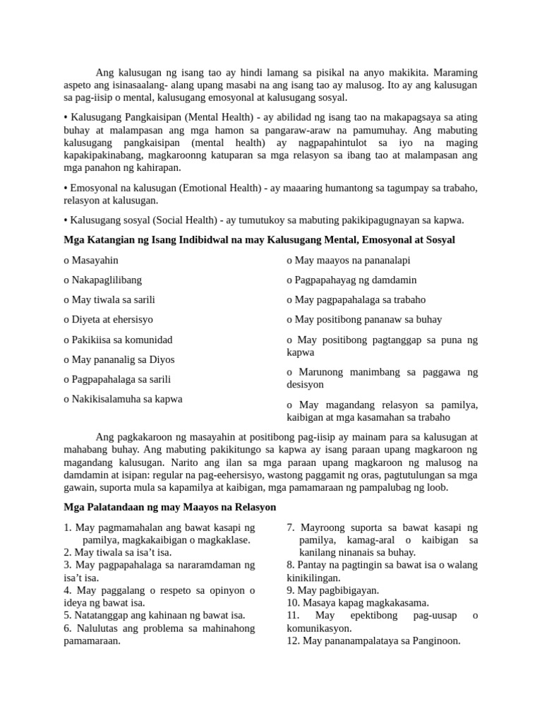 Health Lecture | PDF