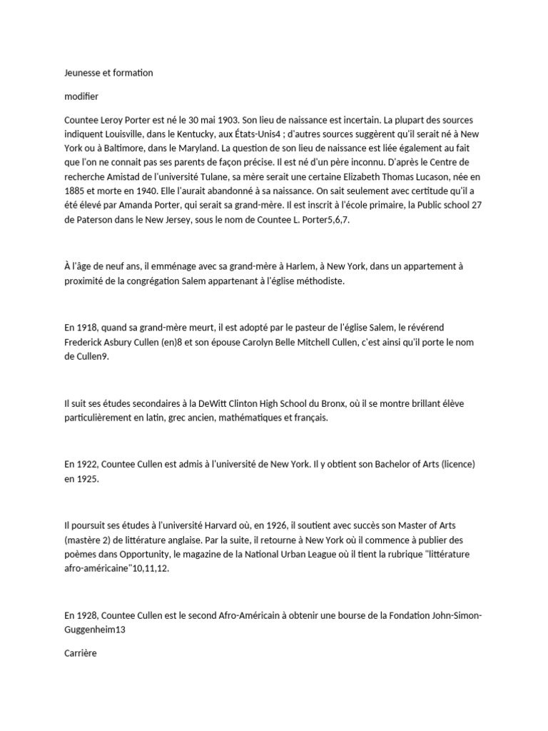 Countee Culley | PDF