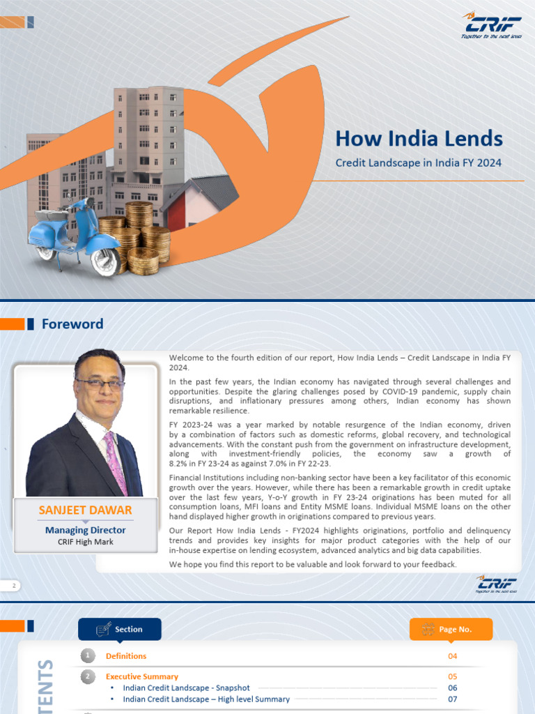 Crif How India Lends Fy2024 | PDF