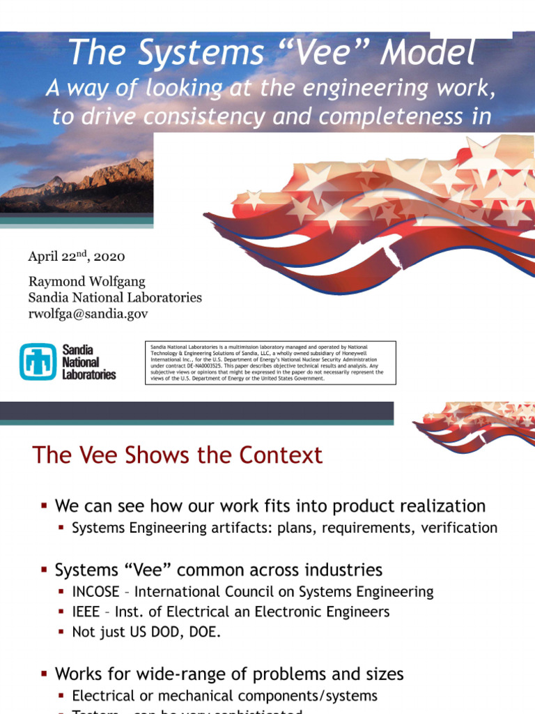 Systems V Model | PDF