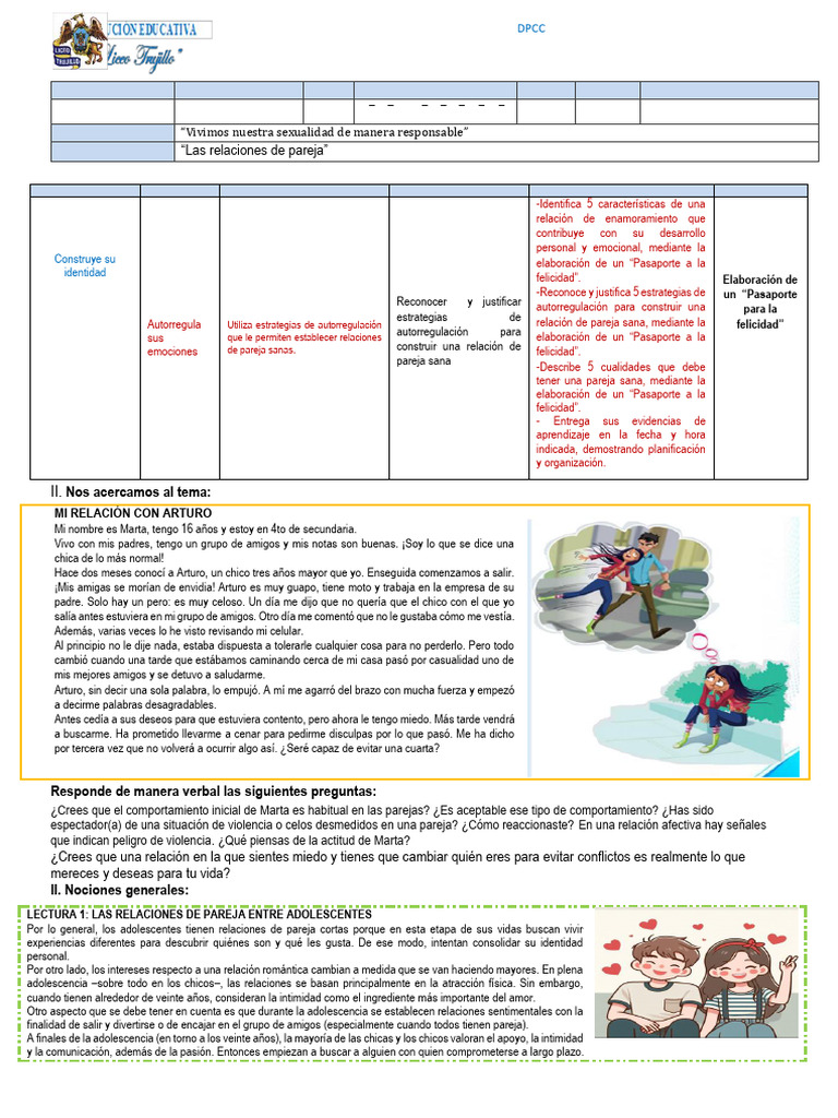 FICHA 2 -VI UNID-DPCC -4° | PDF