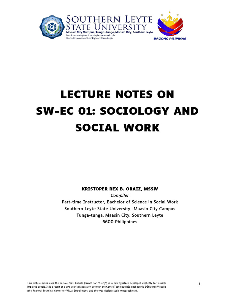 SW-EC01_ Lecture Notes_AY 2024-2025 | PDF