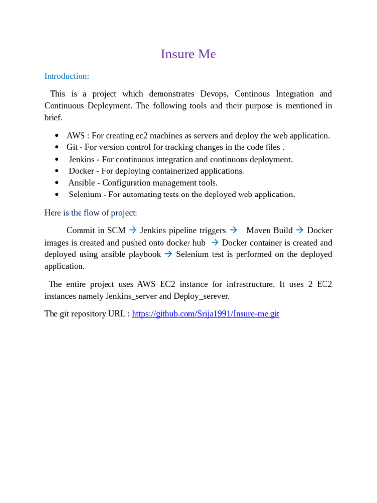 Project 1 Insureme | PDF