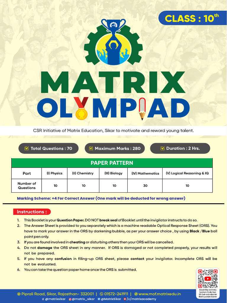 10 Matrix | PDF