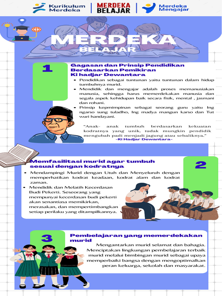 Poster Topik Merdeka Belajar | PDF