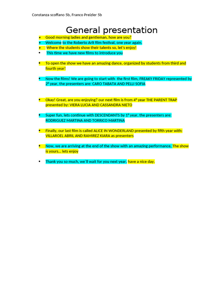 General presentation 4 | PDF