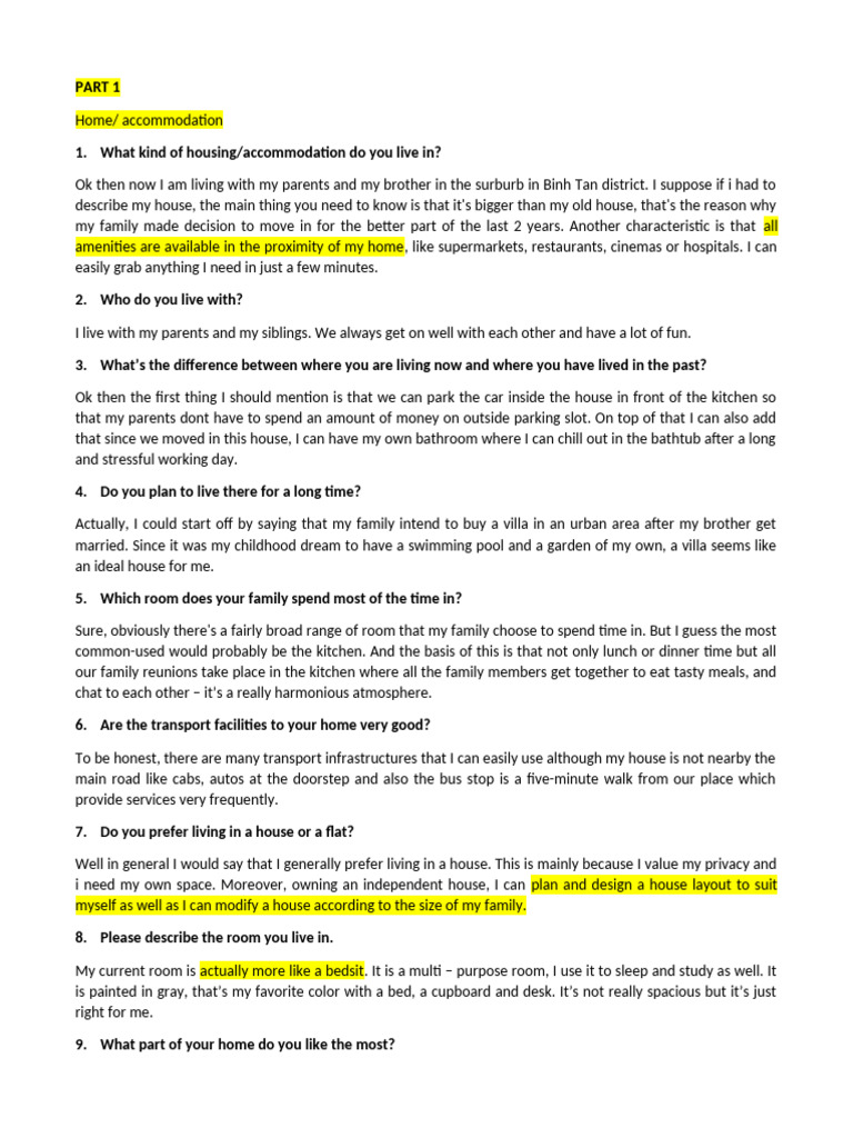 Answer - Speaking Forecast | PDF