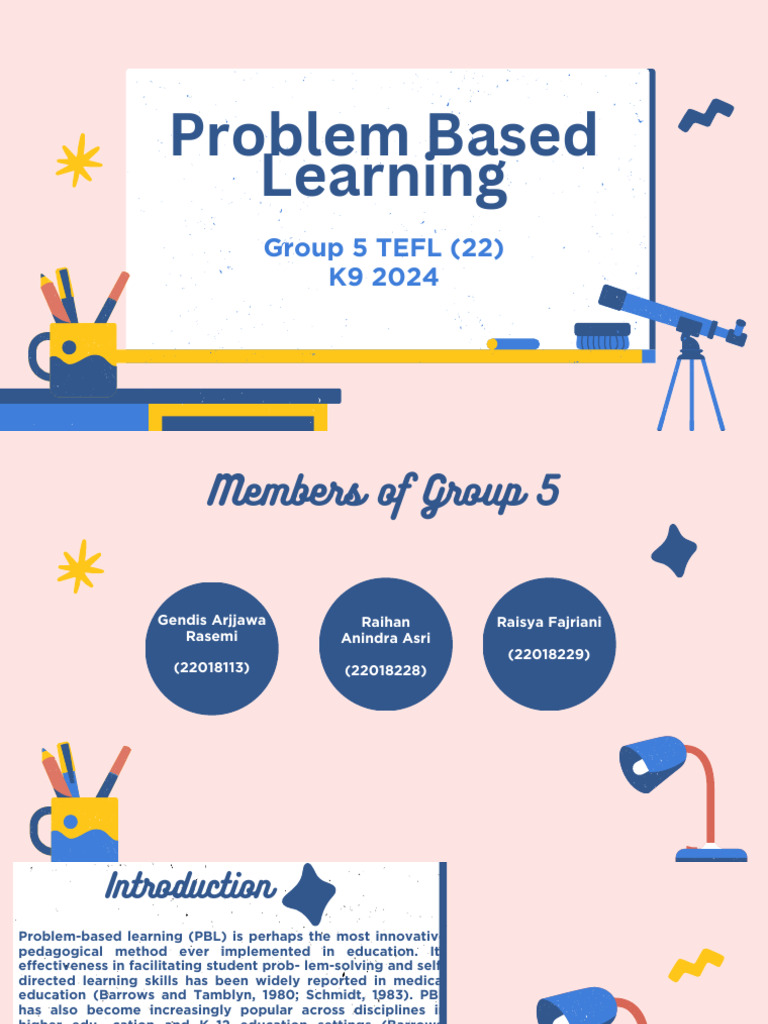 Group 5 TEFL - Problem Based Learning | PDF