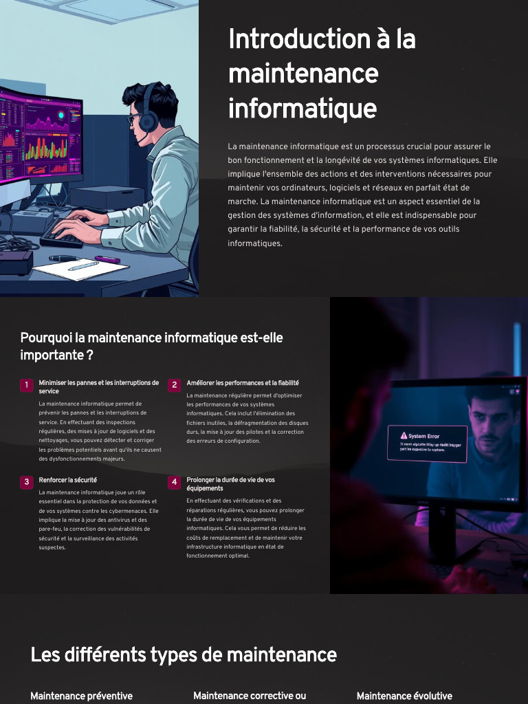 Introduction A La Maintenance Informatique | PDF