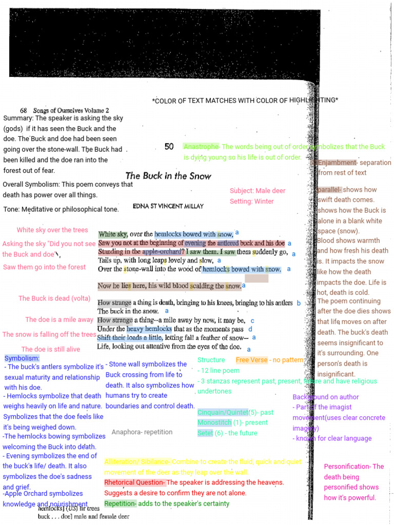 AICE Poems FY23-25 Updated | PDF