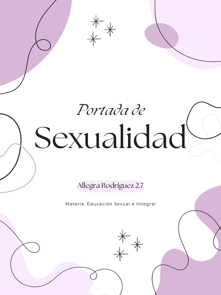 Documento Portada de Proyecto Aesthetic Rosa y Lila PDF | PDF