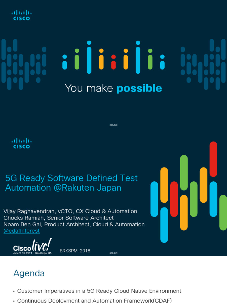 5G Ready Software Defined Test Automation @rakuten Japan | PDF