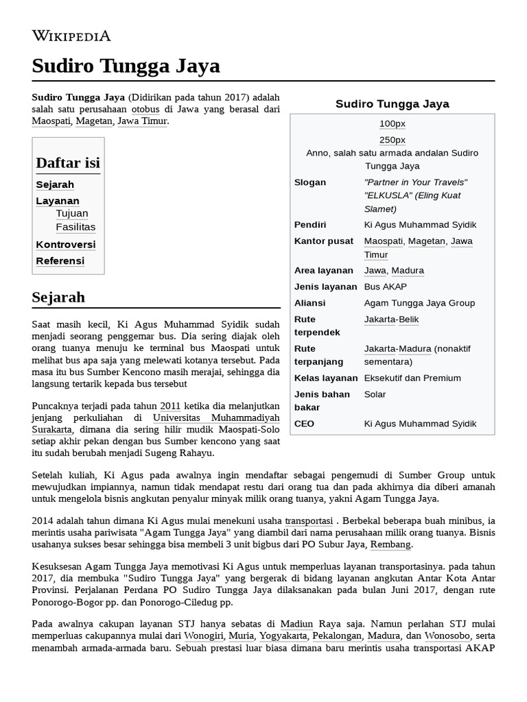 Sudiro Tungga Jaya | PDF