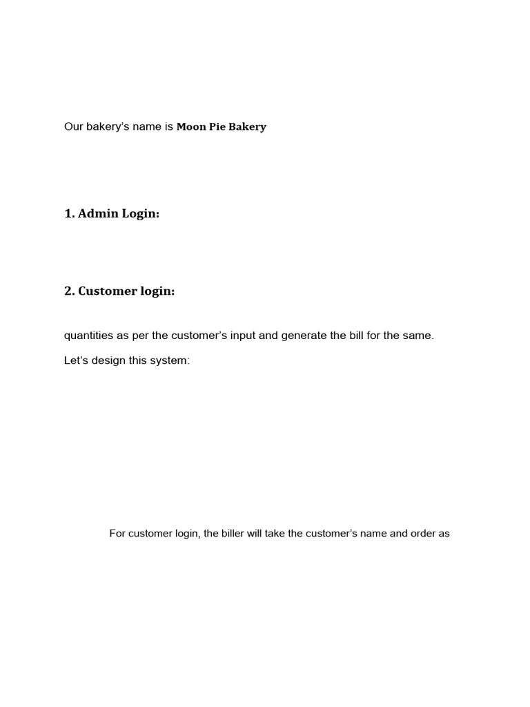 Bakery Management System Final | PDF