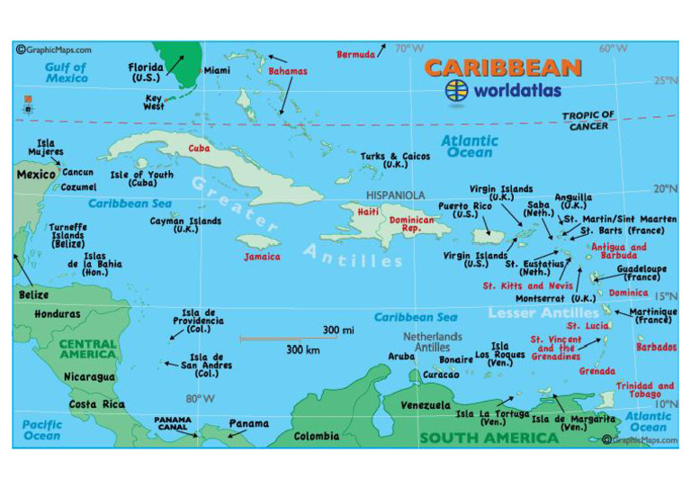 Caribbean Map | PDF