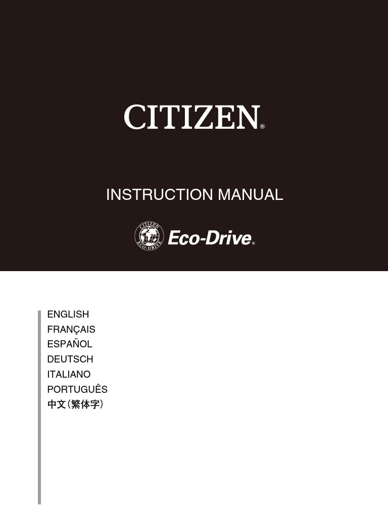 Instruction Manual: Model No - BJ5 BJ8 Cal.B870 B872 CTZ-B8028 | PDF