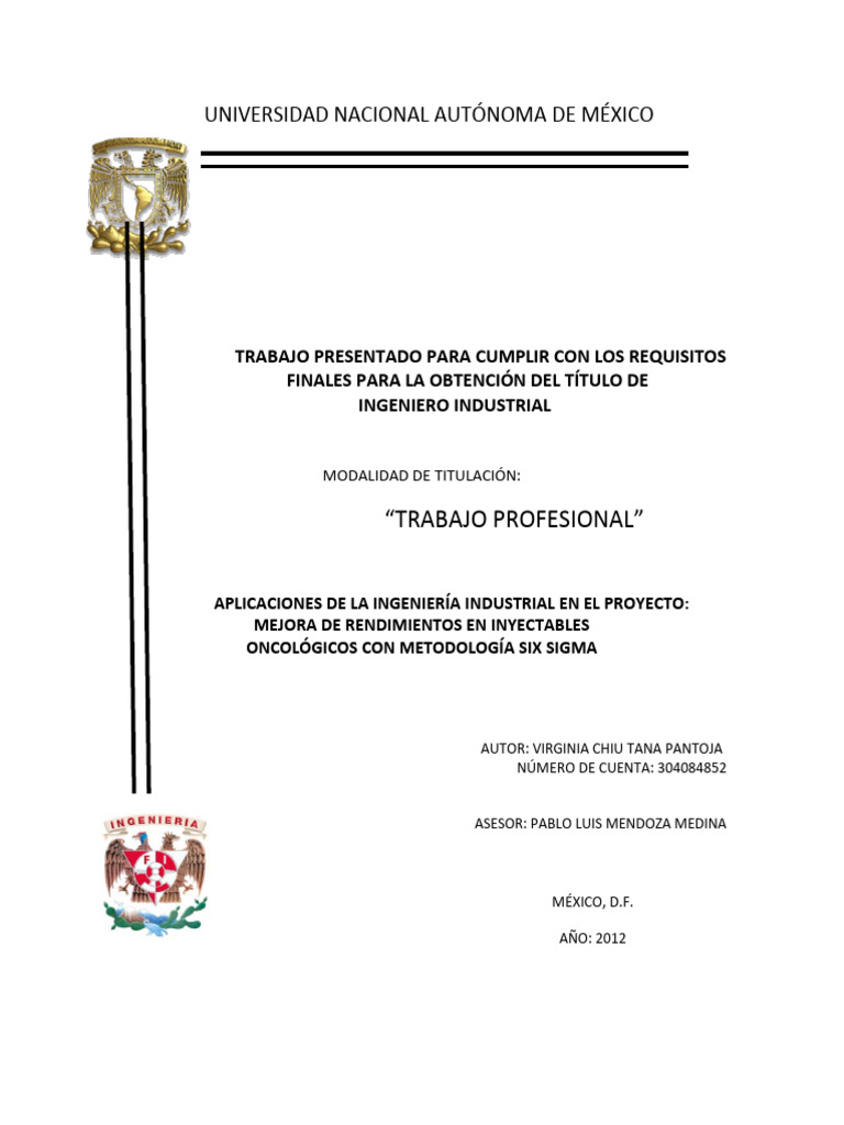 Informe Ingeniería Industrial | PDF