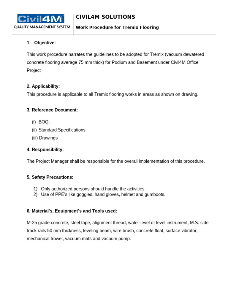 C4M Tremix Flooring | PDF